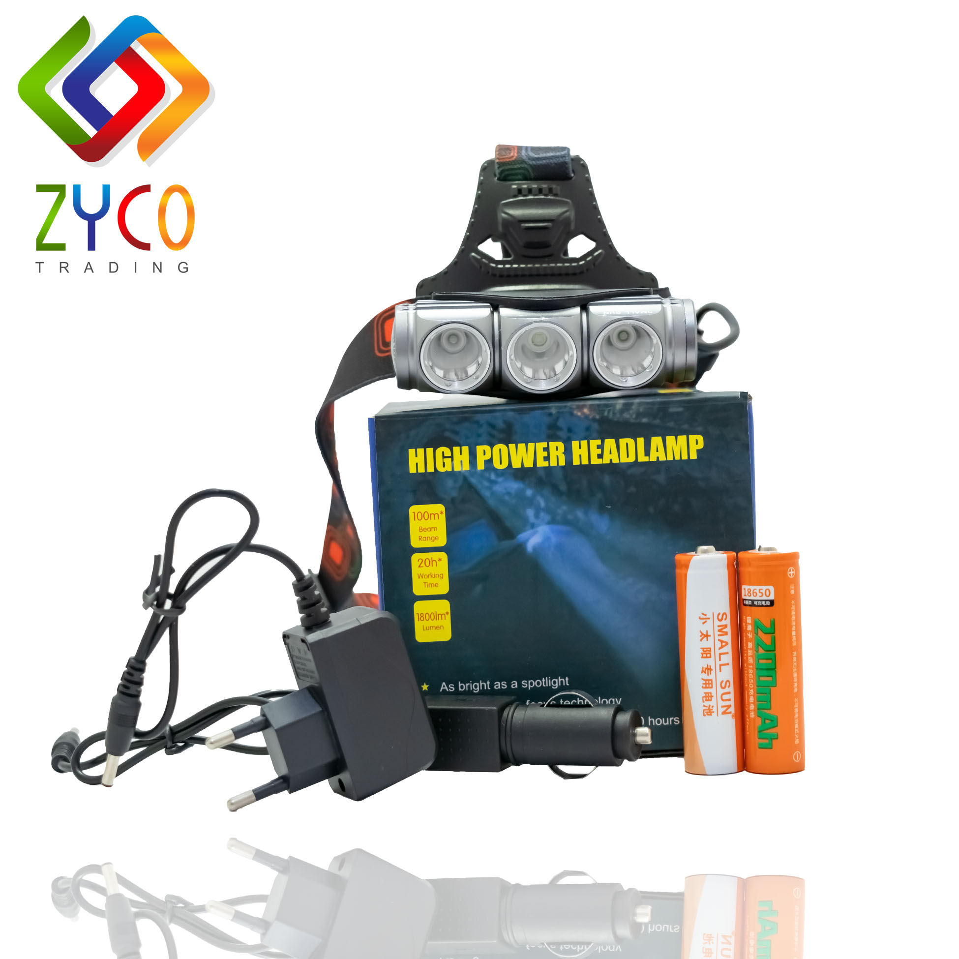 چراغ پیشانی اسمال سان مدل ZY-BT002 - فروشگاه زیکو